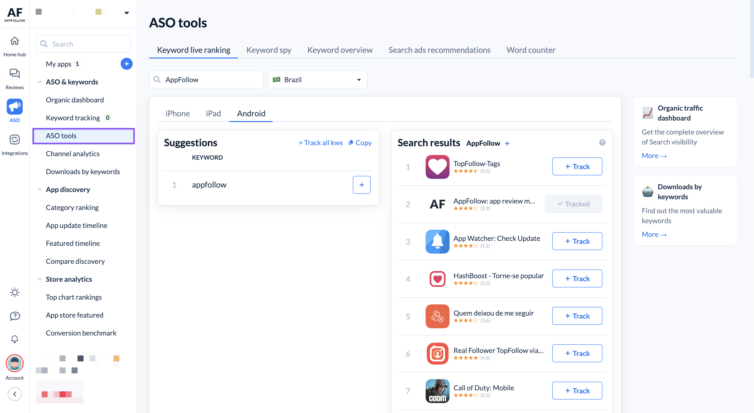 ASO Tools – AppFollow